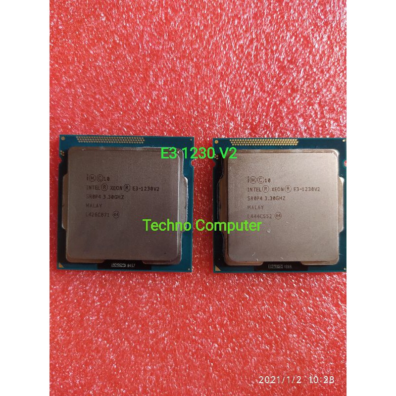 INTEL Xeon E3-1230-V2 3.3GHz 4-Cores 8-Threads Ivi Bridge LGA 1155 E3 ...