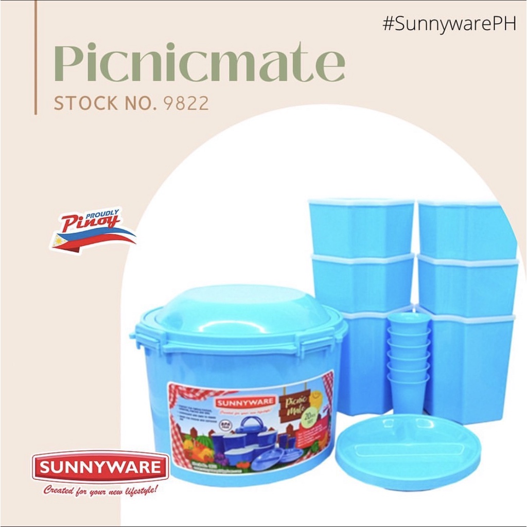 9822 Sunnyware Picnic Set with box | Shopee Malaysia