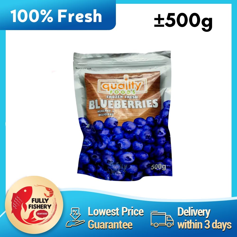 [Fully Fishery] Blueberries (500g/pkt) | Shopee Malaysia
