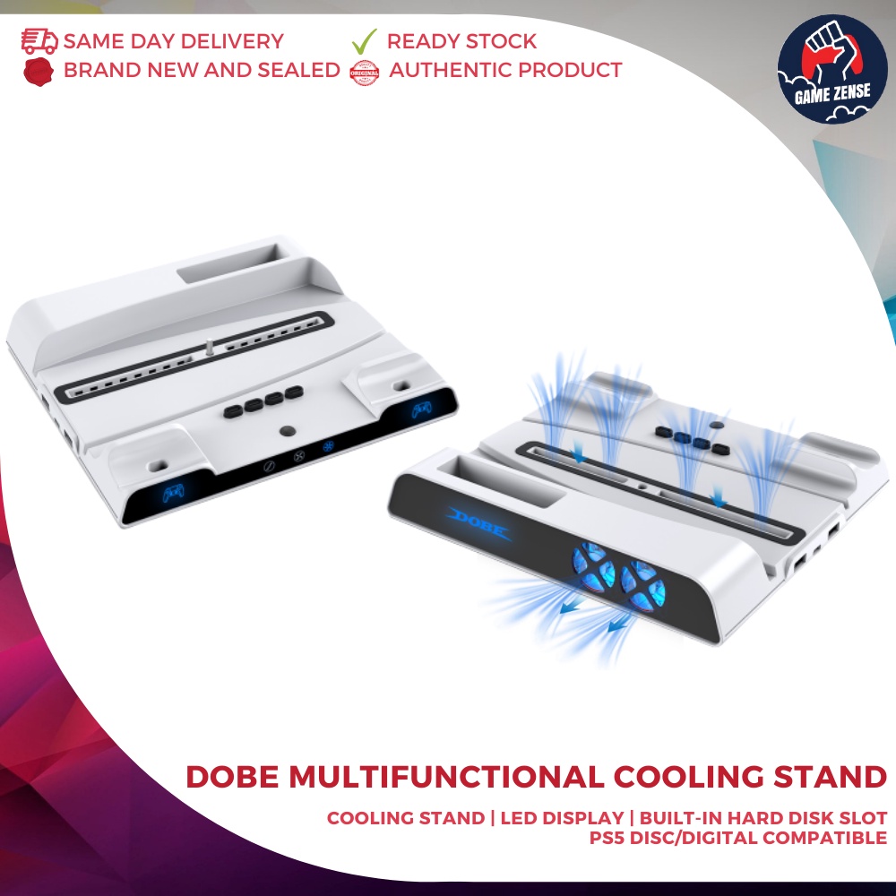 [PS5] DOBE PS5 Multifunctional Cooling Stand TP5-0599 *Original DOBE ...