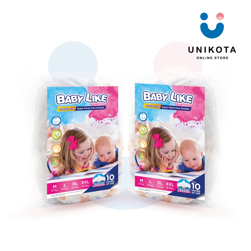 UNIKOTA - Baby Like Super Pants | Lampin Bayi M/L/ XL/ 2XL (3Pcs Sample ...