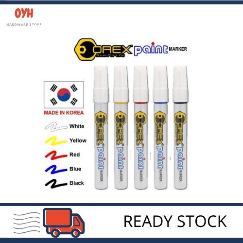 100% ORIGINAL -OREX PAINT MARKER/OIL PAINT.OPAQUE(MADE IN KOREA ...