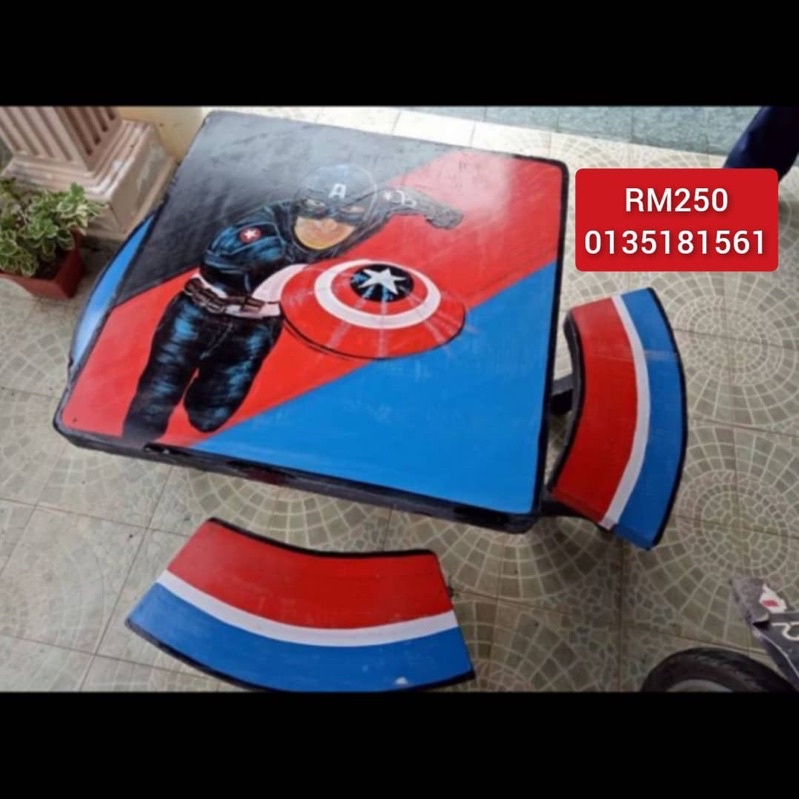 KERUSI MEJA BATU [UTK COD WSP 0135181561] SET MEJA KERUSI BATU MURAH ...