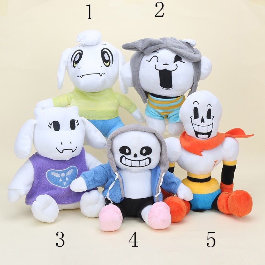 30cm Undertale Plush Sans Papyrus Asriel Toriel Temmie Stuffed Doll ...