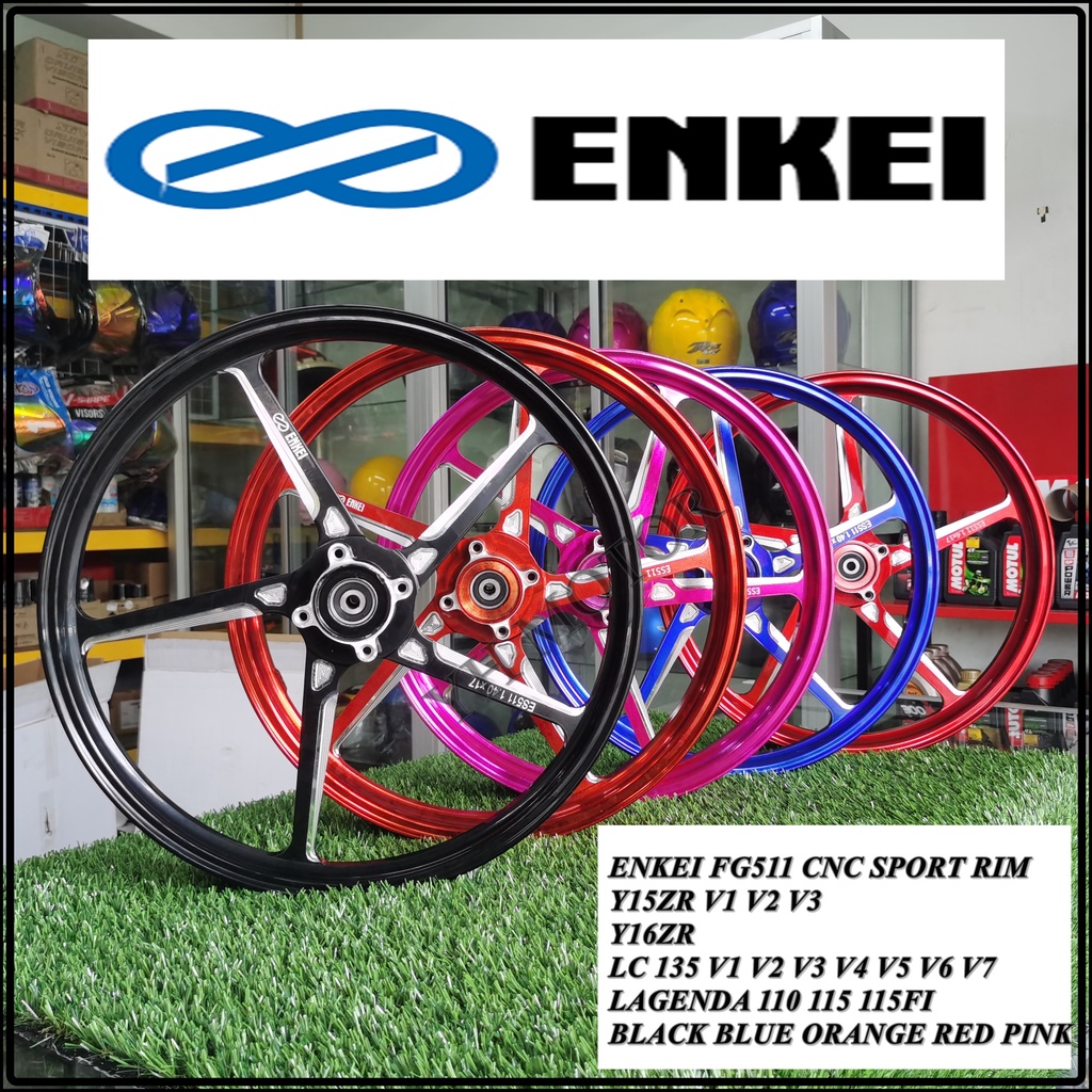ENKEI FG 511 YAMAHA Y15ZR Y16ZR LC135 4S FORGED FG 511 SPORT RIM | Shopee Malaysia