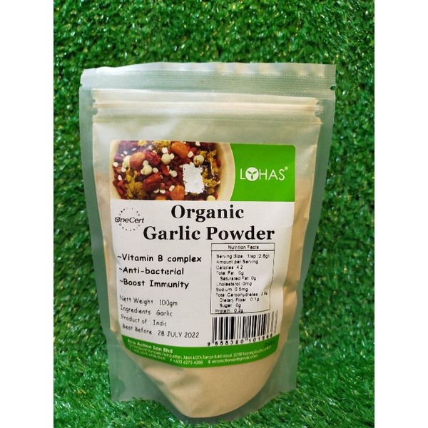 Organic Garlic Powder 100g | Shopee Malaysia