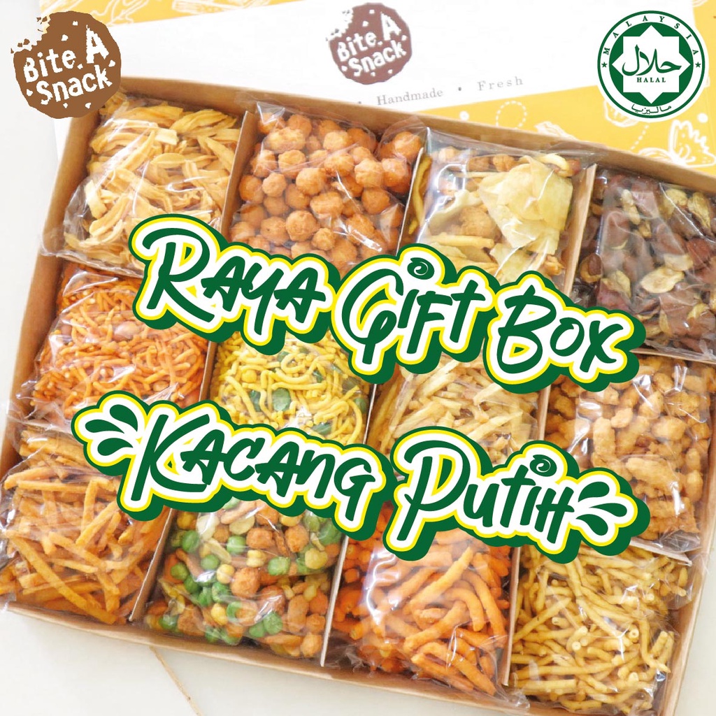 ☪︎[RAYA SPECIAL] 🎁[GIFT BOX] Elegant Gift Set (Kacang Puteh Set) Kuih ...