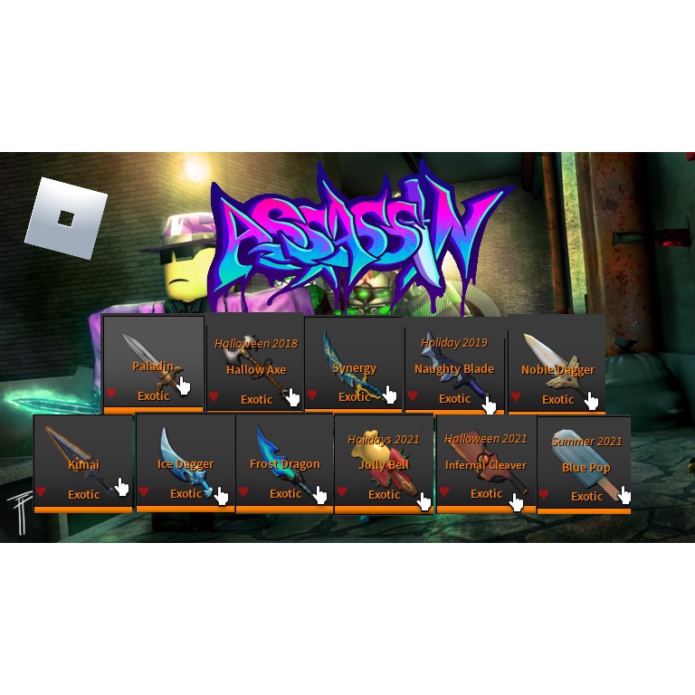 ROBLOX ASSASSIN! Exotic Tier Knife (Super Cheap!!) | Shopee Malaysia