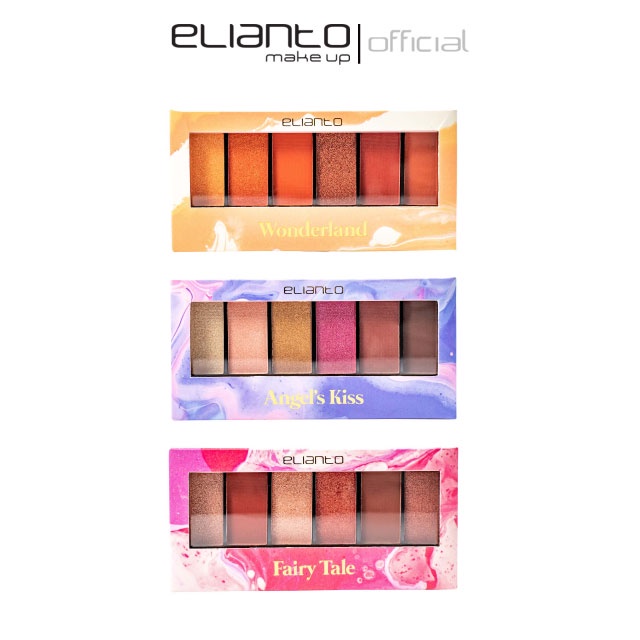 Elianto 6 Color Eyeshadow Palette Eye Makeup Palette Cosmetic 眼影盘 ...