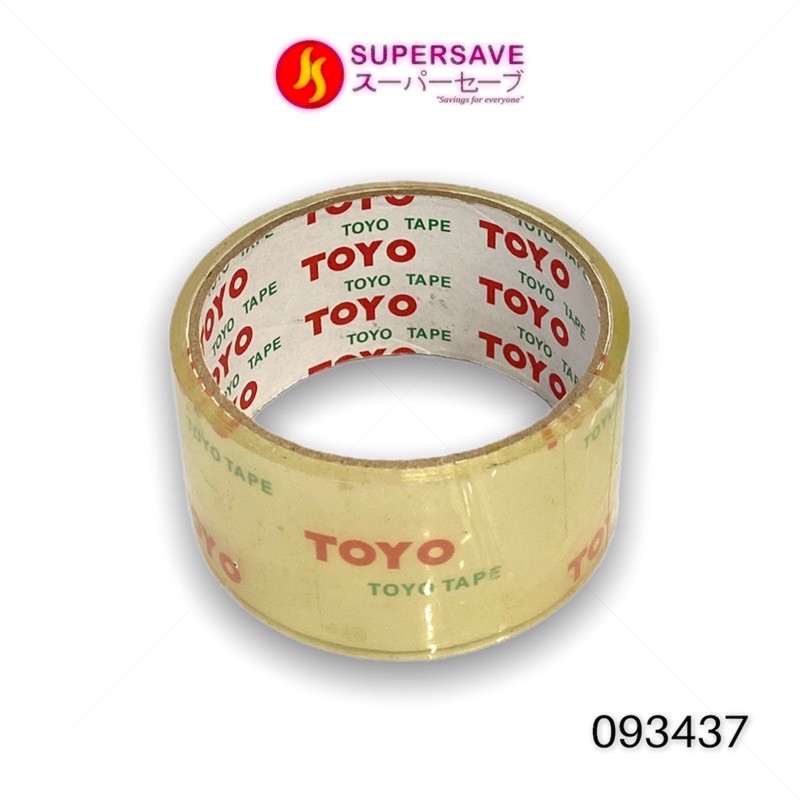 SUPERSAVE TOYO Transparent Cellophane Tape/Cellotape 1 Roll (4.5cm x 23 ...