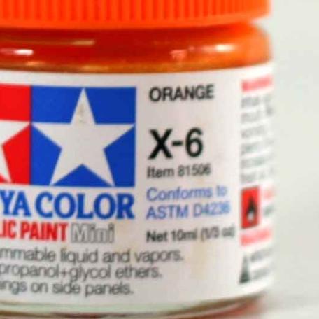 GUNDAM Tamiya acrylic x-6 Orange (model kit paint) | Shopee Malaysia