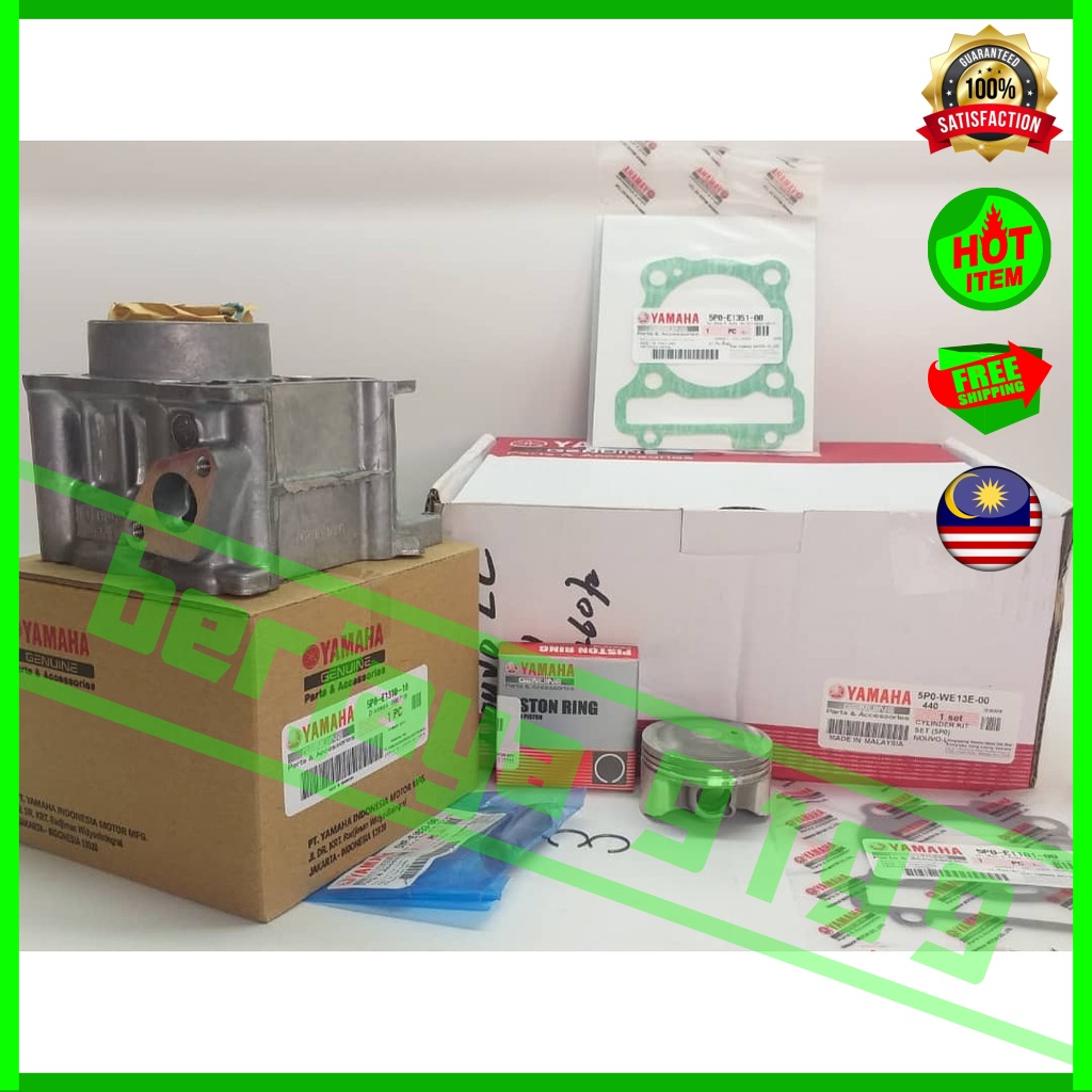 100% HLY Yamaha NOUVO-LC NOUVO LC NOUVOLC Cylinder Block Blok Set ...