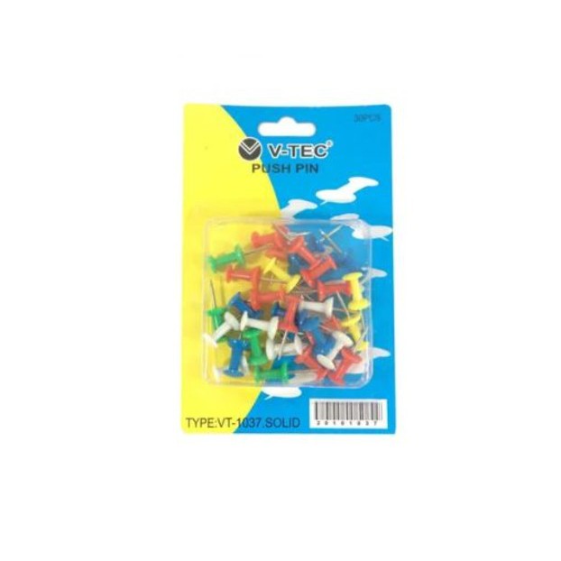 V-tec PUSH PIN VT-1037 SOLID (30 PCS) | Shopee Malaysia