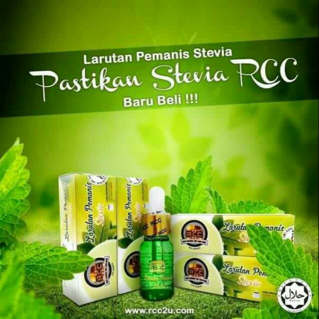 [ORIGINAL] RCC stevia 1 botol | Shopee Malaysia