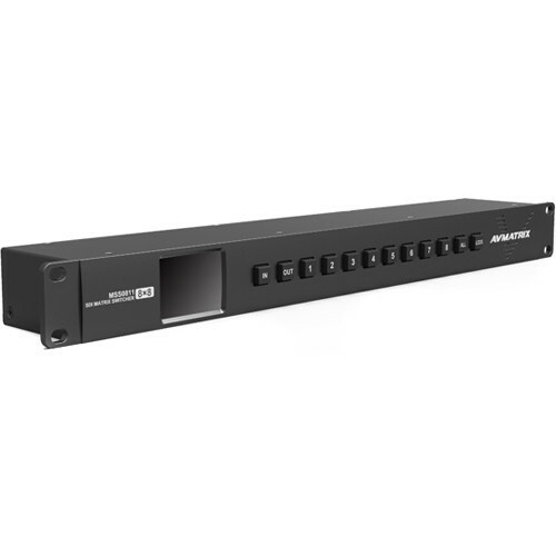 AVMATRIX 8 Channel 8 x 8 3G-SDI Matrix Switcher (1 RU) | Shopee Malaysia