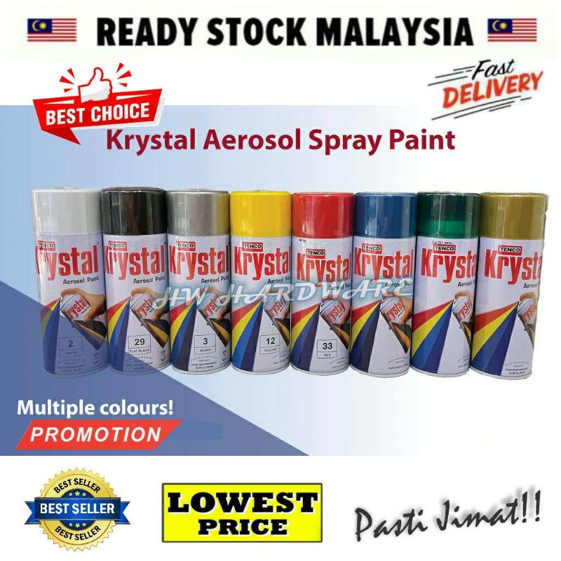[TENCO] Krystal Aerosal Spray Paint | Shopee Malaysia