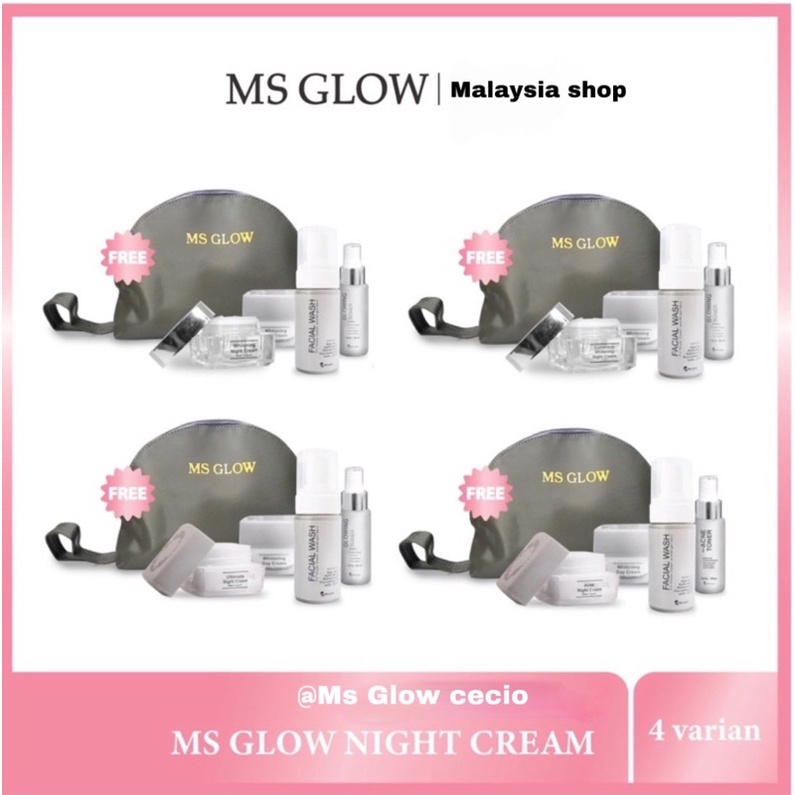Set Ms Glow skincare original | Shopee Malaysia