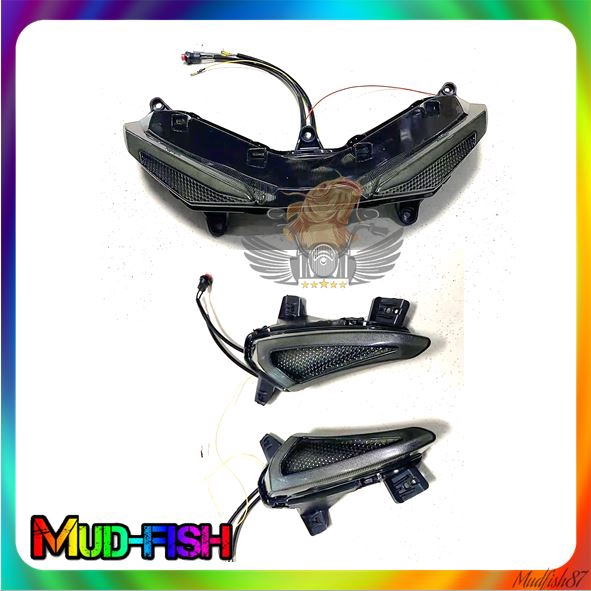 TST YAMAHA Y15ZR FRONT PILOT LIGHT / POSITION LAMP + SIGNAL SET TINTED ...