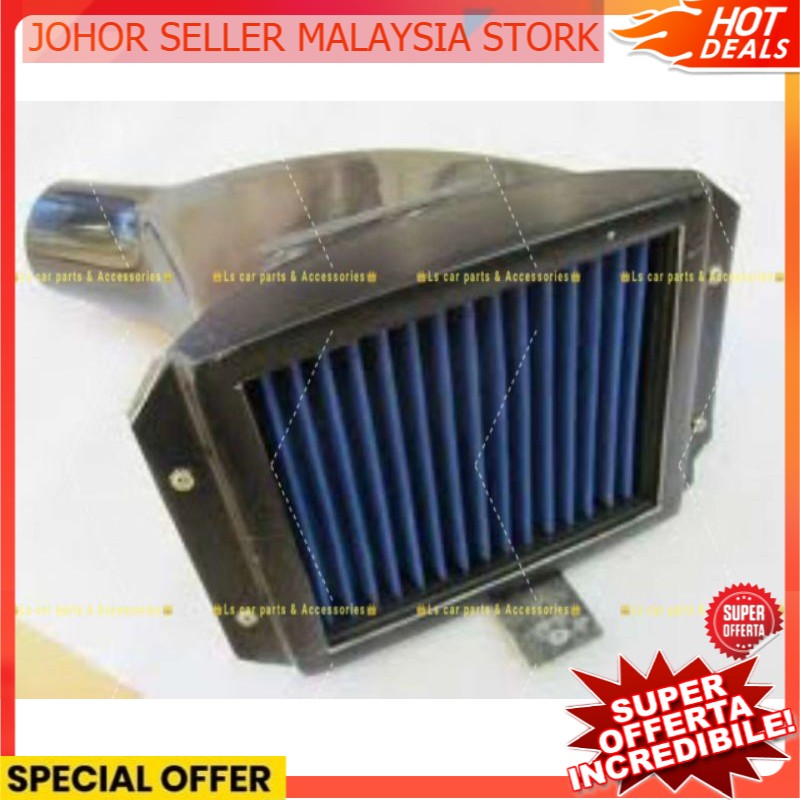 Mugen Air Box Intake + Filter Simota Super Power Flow Adapter Kit ...