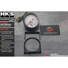 ORIGINAL READY STOCK HKS DIRECT BRIGHT RPM TACHOMETER METER READING 2.5 ...