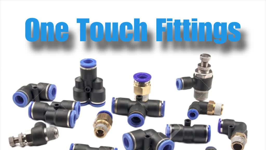 Pneumatic Air Fitting Tube 4~16mm One Touch Fitting, Air Fitting, Push ...