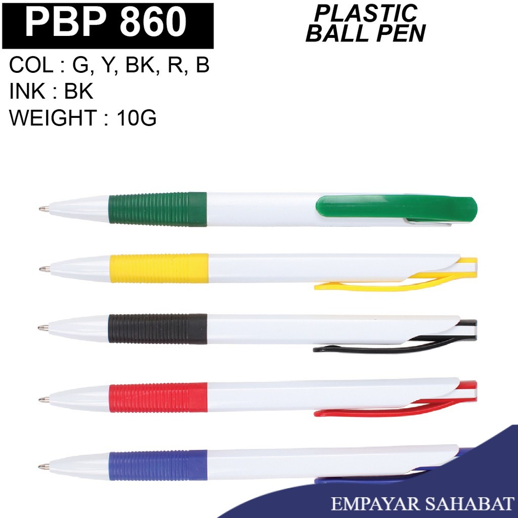 Plastic Ball Pen PBP860 / DOORGIFT / SOUVENIR GIFT / EVENT / STATIONERY ...