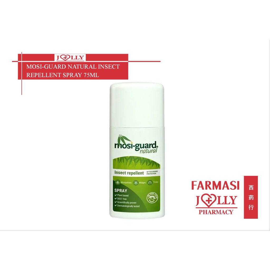 JOLLY PHARMACY MOSI-GUARD NATURAL INSECT REPELLENT SPRAY 75ML (EXP:2/23 ...