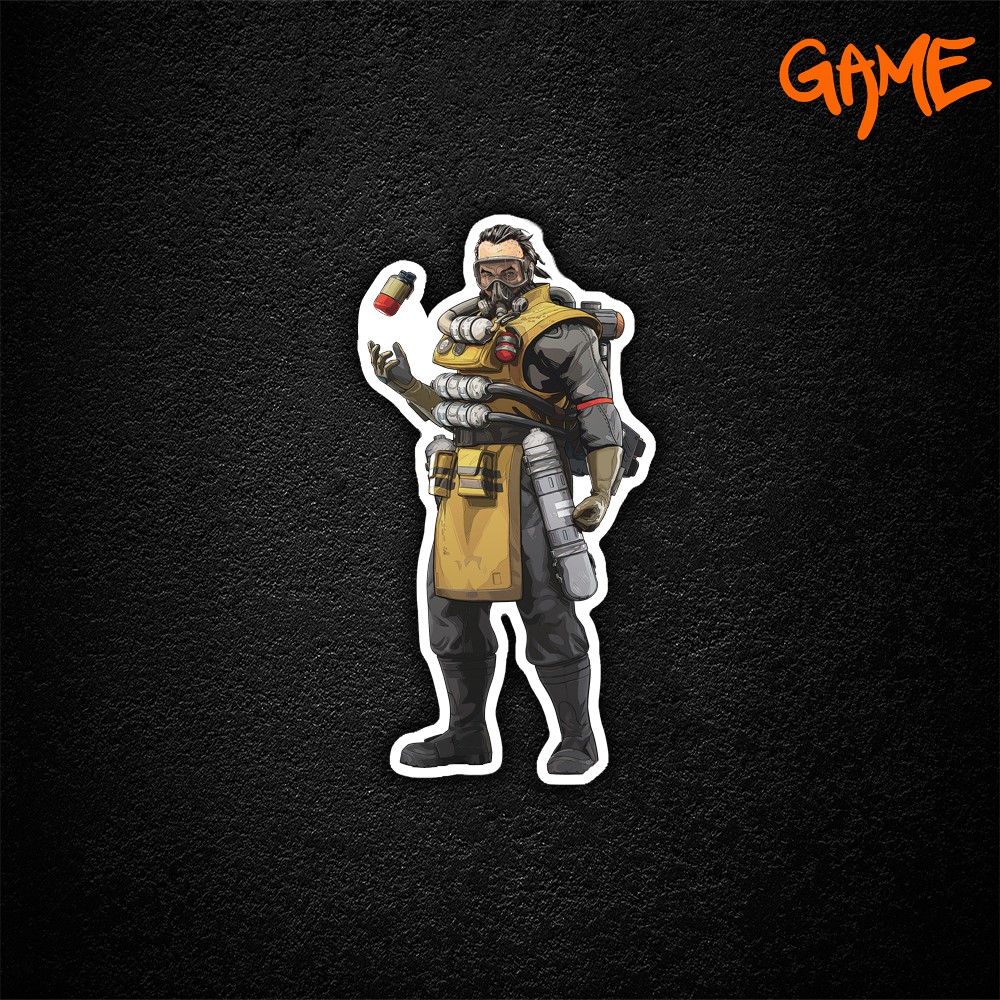 APEX LEGENDS - Caustic - Premium Fan-made Sticker (GAME series ...