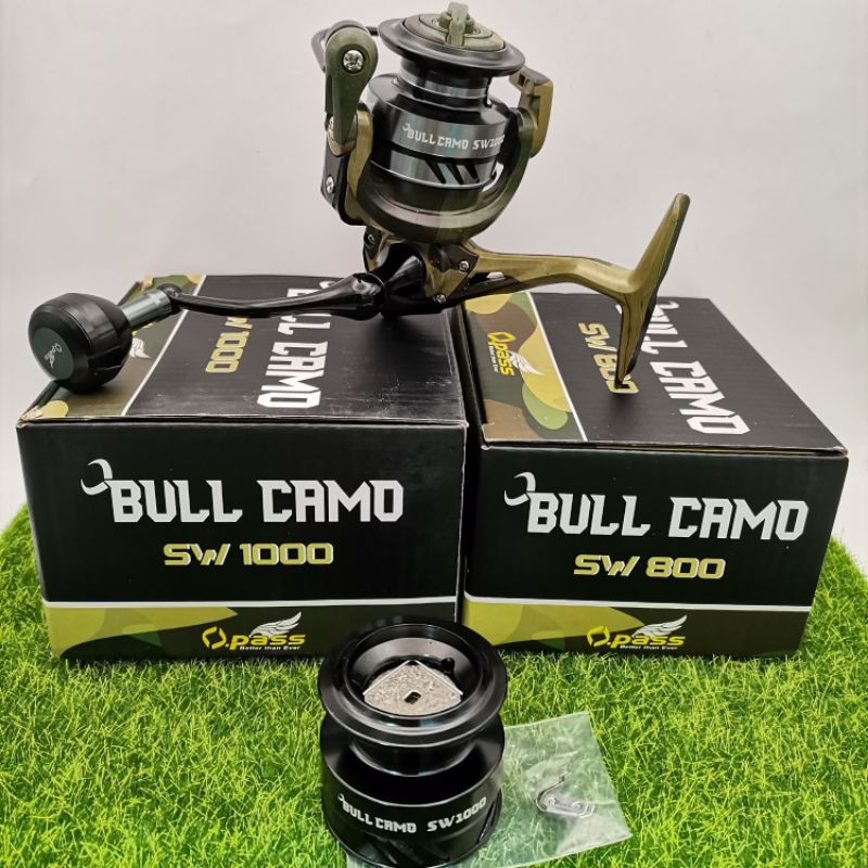 OPASS REEL BULL CAMO SPIN SW800/1000 ( Extra Spool) | Shopee Malaysia