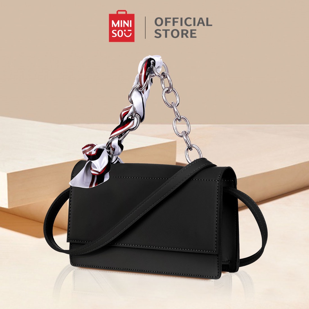 Miniso Official Women's Chain Sling Bag/Sling Bag/Women's Shoulder Bag ...