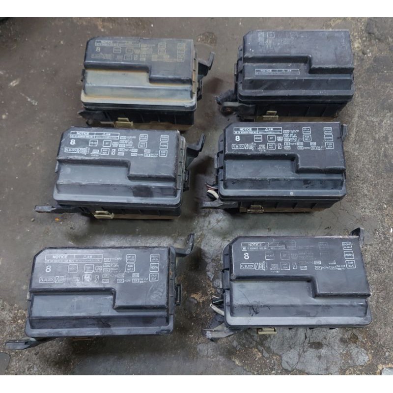 fusebox toyota seg ae111 1.6 injection ae111 4afe 16v 1996 1997 / 4age ...