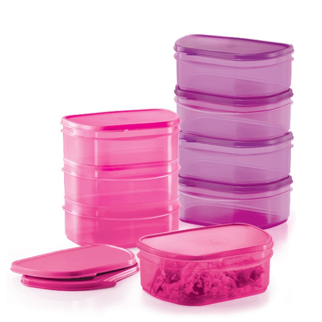 Tupperware Half Fridge Stackable (4pcs / 8pcs) | Shopee Malaysia