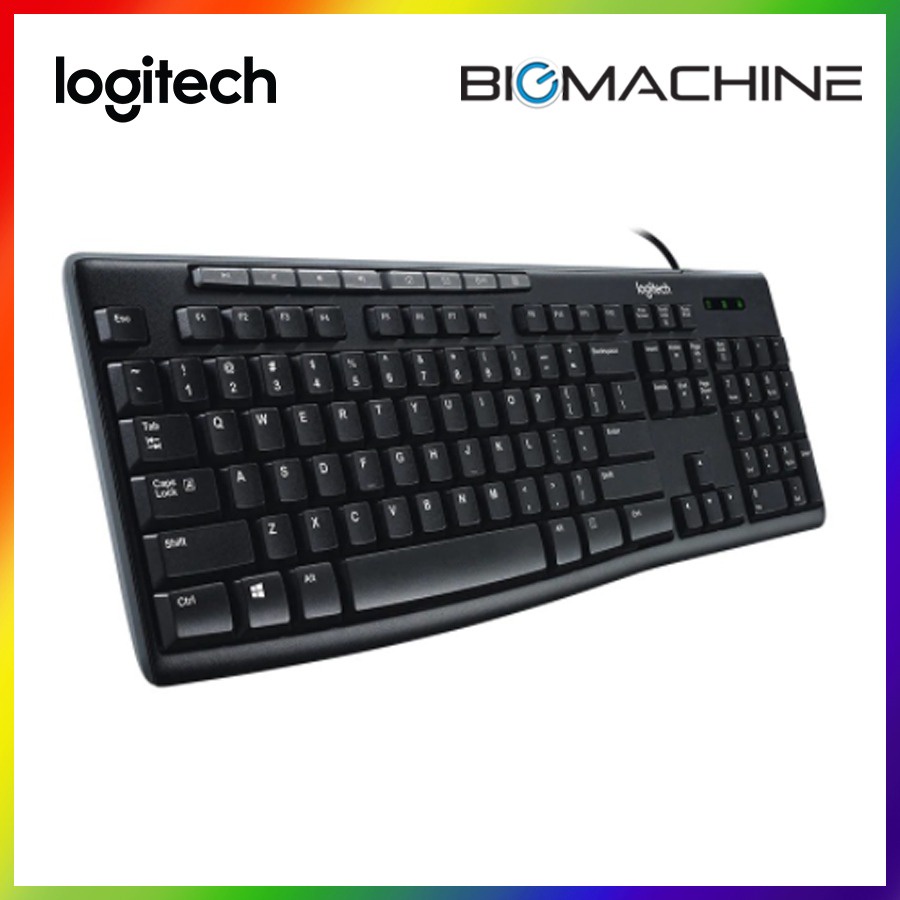 Logitech K200 Usb Business Keyboard With Media Hot Keys And Combo Deal And Mk200 Combo Shopee