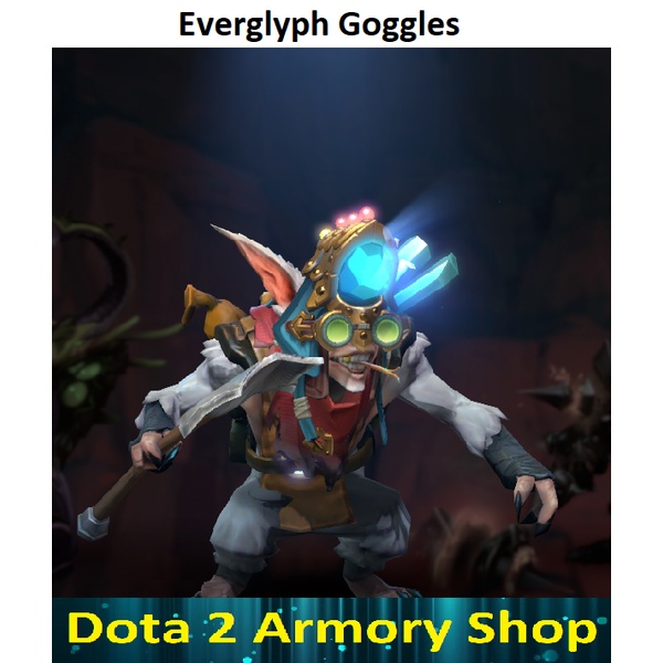 🔥 Dota2 Meepo 🔥 Everglyph Goggles 🔥 TI11 Immortal Item | Shopee Malaysia