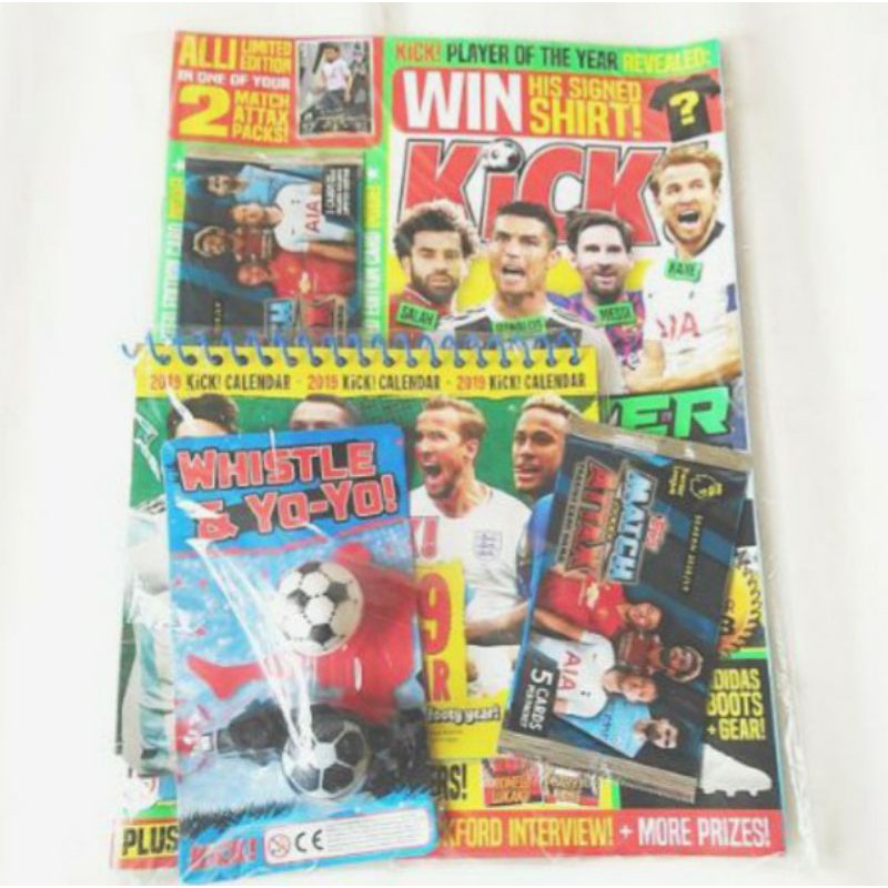 TOPPS MATCH ATTAX / KICK! 2019 ISSUE : 162 MAGAZINE-(💯% official ...