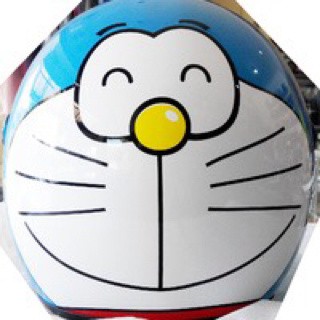 Original smile xyz blue Doraemon helmet | Shopee Malaysia