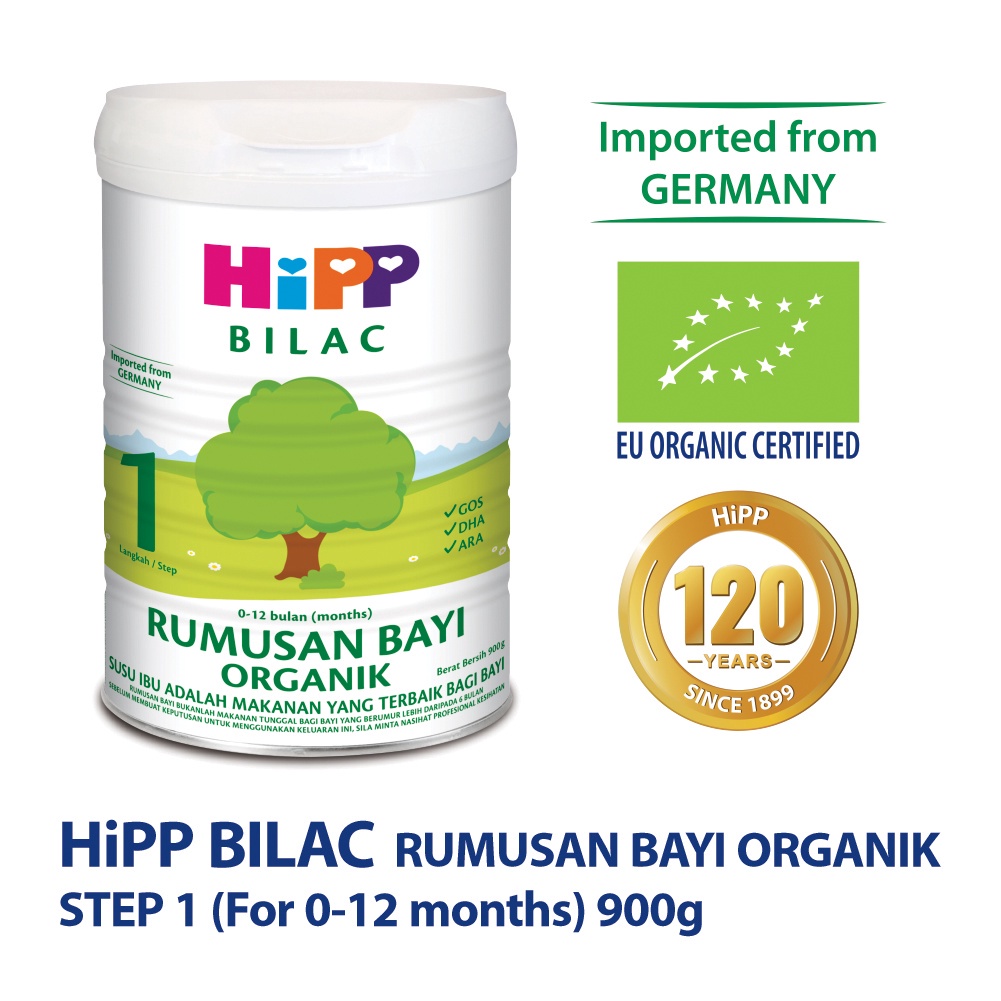 HIPP BILAC STEP 1 (0-12 MONTHS) 900G | Shopee Malaysia