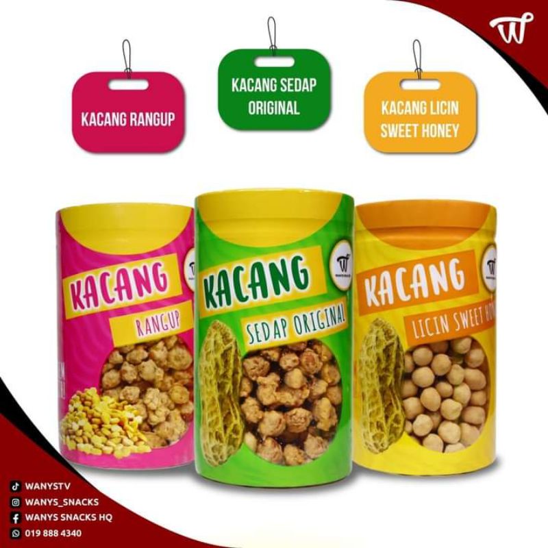 KACANG SEDAP WANYS PELBAGAI PERISA | Shopee Malaysia
