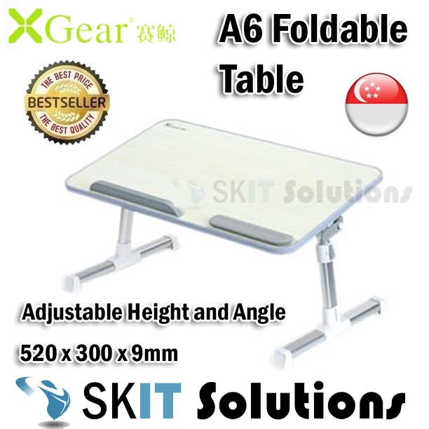 SG Now XGear A6 Foldable Portable Laptop Desk Study Table Adjustable ...