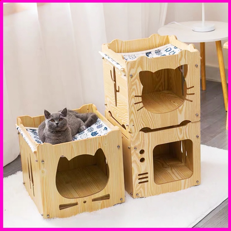 New Store Big Discount Free Mat Hammock Wood Grain Cat Litter Die Le ...
