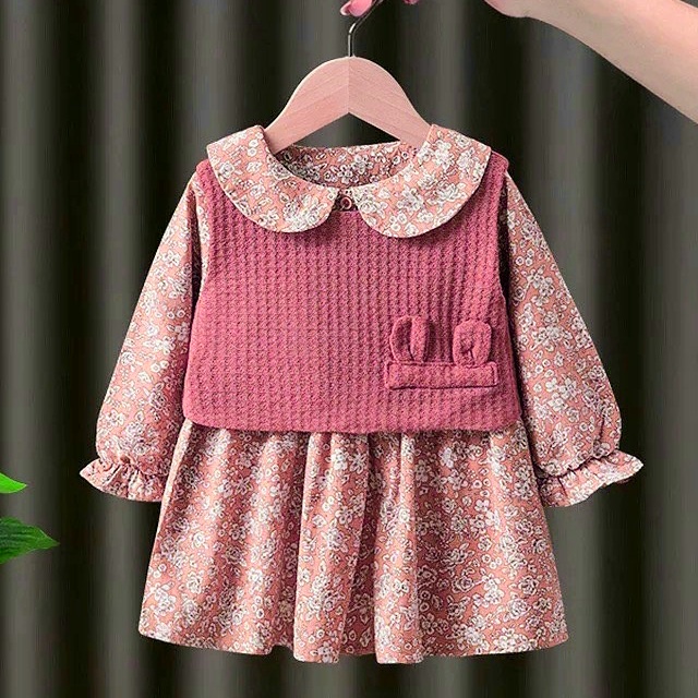 KATUN Girls' Cotton And Waffle Clothes For Ages 1-6 Years - Gea Dress ...