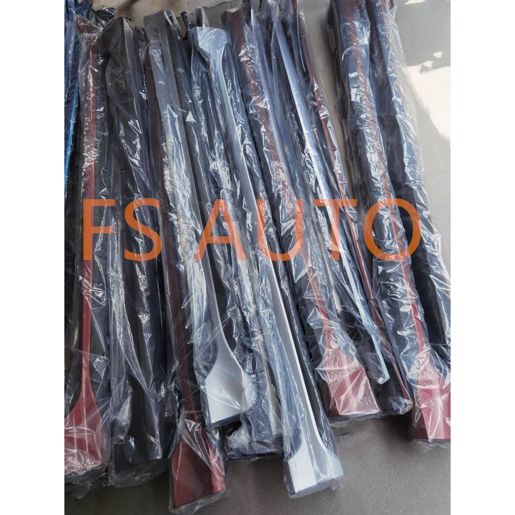 (New Model 2020 Design) Original Perodua Bezza Side Skirt Tepi Skirting ...