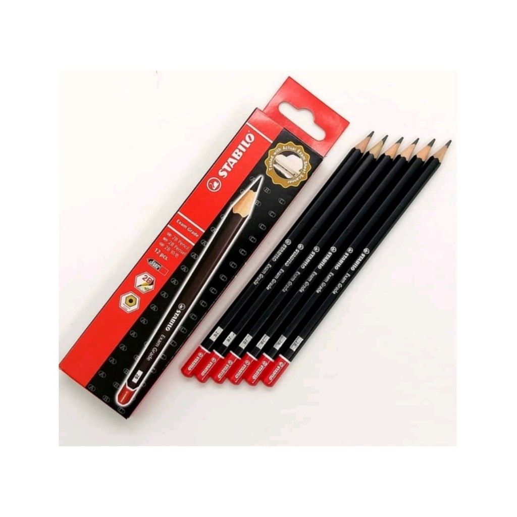 STABILO EXAM GRADE GRAPHITE 2B PENCIL (12/BOX) | Shopee Malaysia