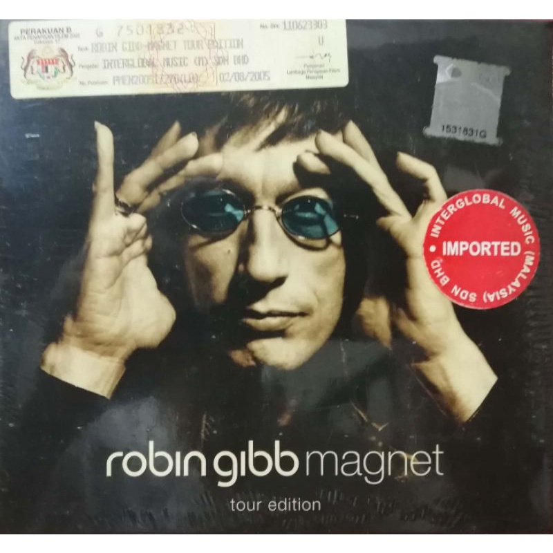(Original Imported 2CD+DVD) Robin Gibb - Magnet Tour Edition | Shopee ...