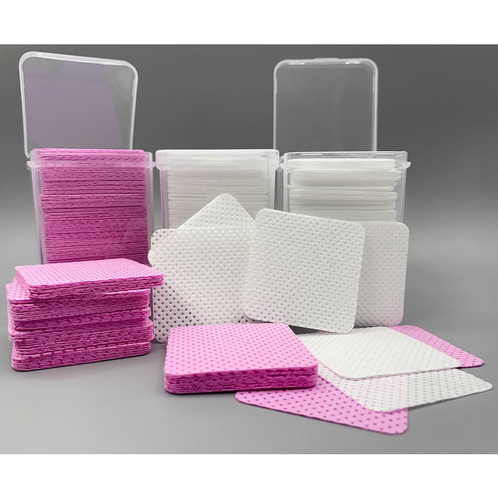 Mollie Lipper 200Pieces/Box Clean Cotton Pads Glue Wipe Eyelash ...