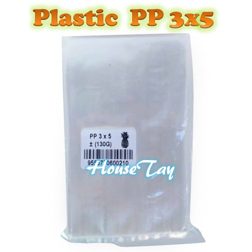 3x5 (300g) Transparent plastic bag / plastik beg / plastik bungkus ...