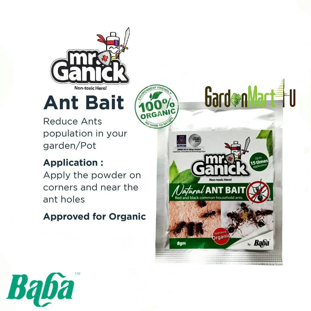 GM4U Ant Killing Bait Baba Organic Pest Control Ubat Semut Berkesan ...