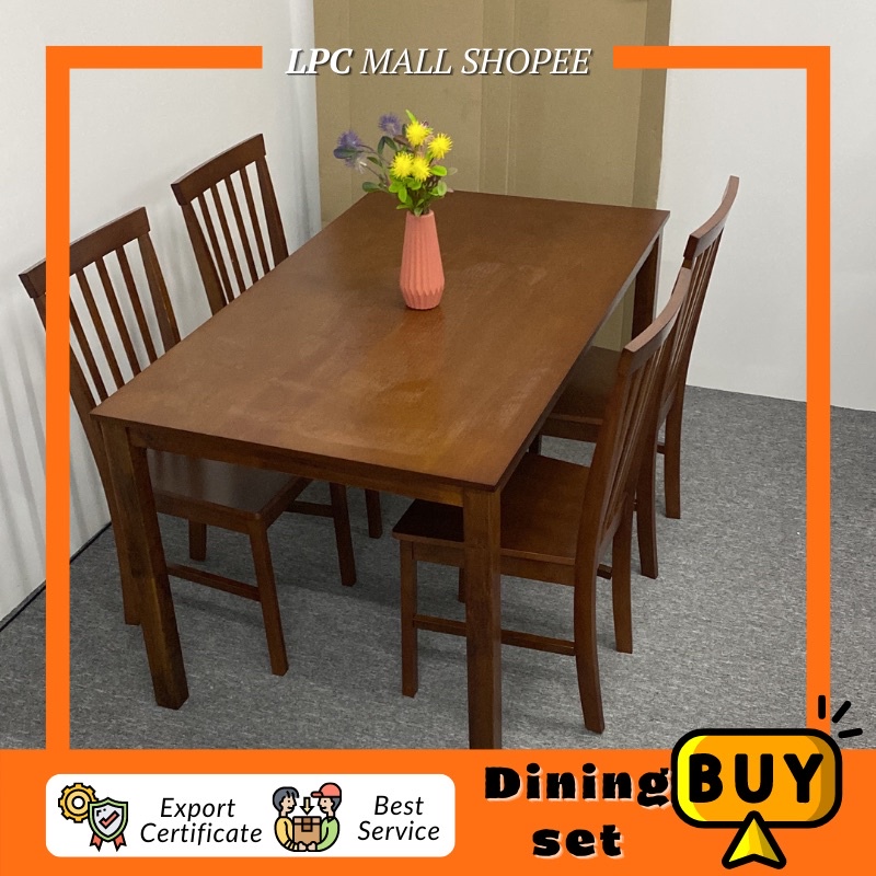 LPC MALL Dining Table Chair 91,92,93 White & Wenge & Oak Color Dining ...