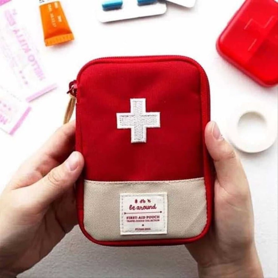 PERALATAN First Aid Kit Bag P3K Mini P3K Organized Equipment Medicine ...