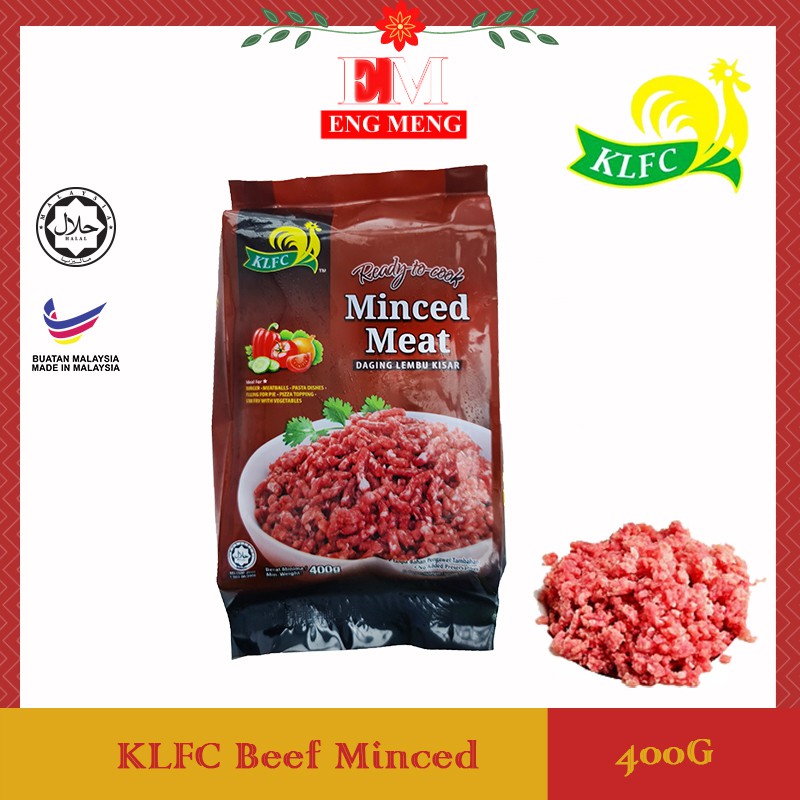 KLFC Minced Meat 400G KLFC Daging Lembu Kisar 400G KLFC 牛肉碎 400G ...